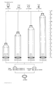SEMCO 2-1/2, 6, 8 & 12 ounce cartridges